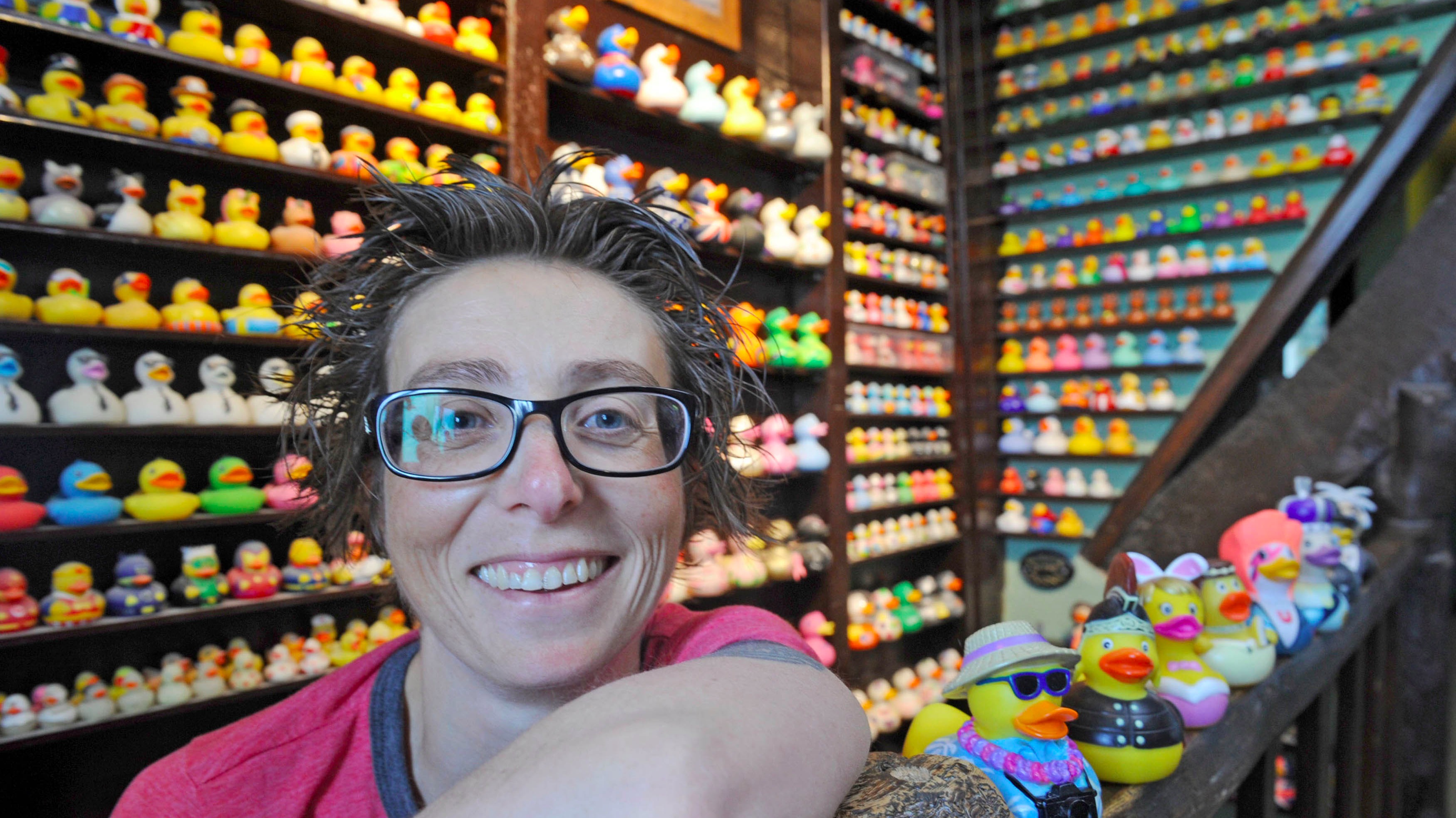 Woman spends thousands on rubber duck collection | Central - ITV News Woman spends thousands on rubber duck collection | Central - ITV News