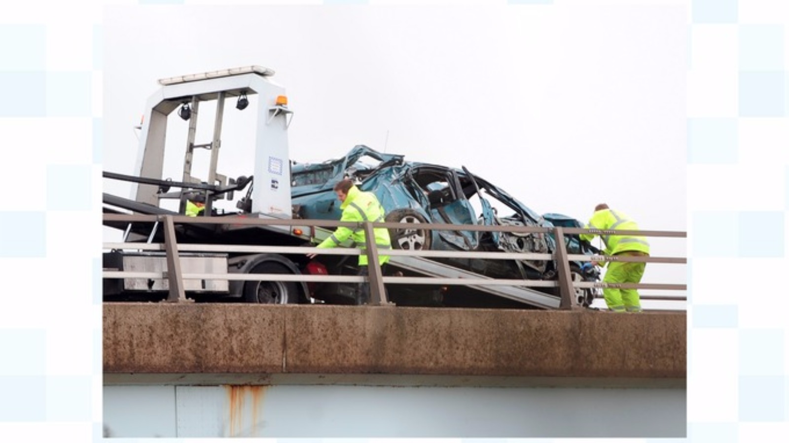 Man Found Dead After Car Plunges Into River From Motorway Itv News